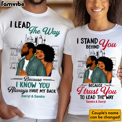 Get Personalized Lead the Way Couple T-Shirt | Perfect Gift for Couples ...
