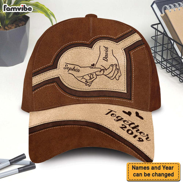 Personalized For Couple Holding Hands Cap 33853 - Famvibe