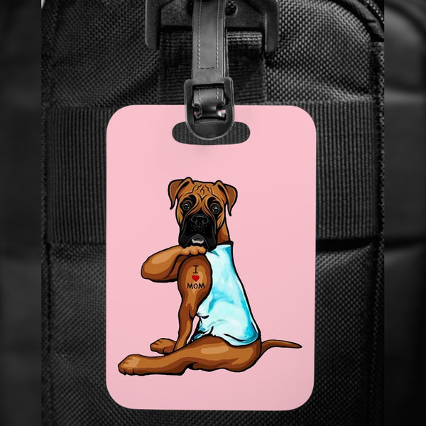 Boxer Dog Luggage Bag Tag SAP0403 81O36 - Famvibe