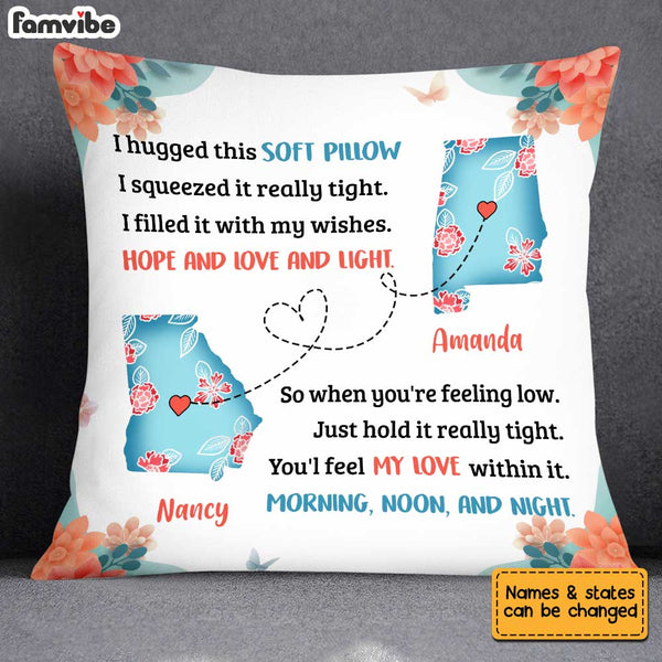 Personalized Long Distance Pillow AG155 23O34 - Famvibe
