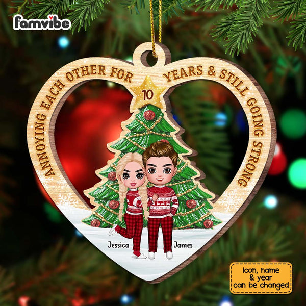 Personalized Couple Christmas Ornament SB302 85O67 - Famvibe