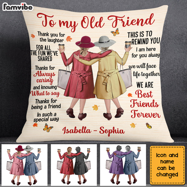 Besties Gift: Personalized Pillows for Sister Friends - Famvibe