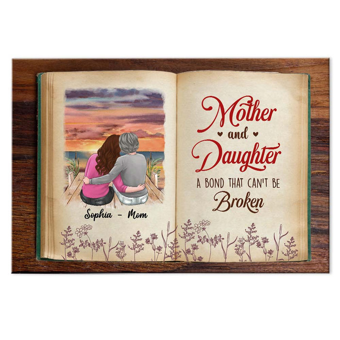 Personalized Gift Mother And Daughter Poster 23792 - Famvibe