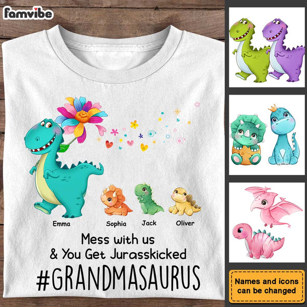 Personalized Grandmasaurus Shirt - Hoodie - Sweatshirt 23866 - Famvibe