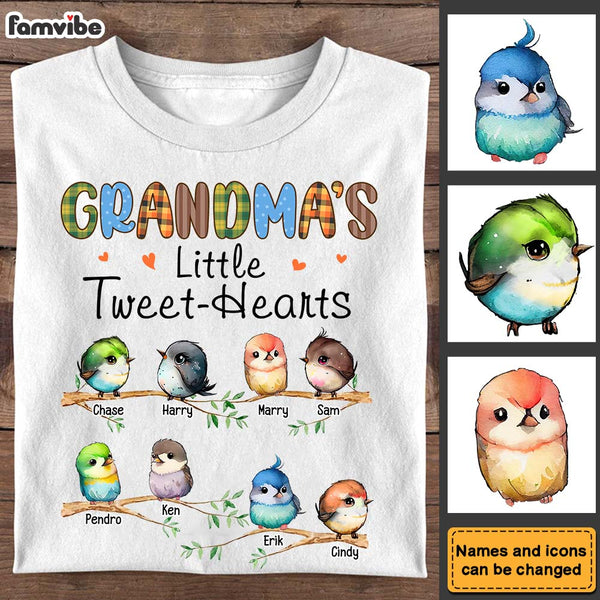 Personalized Grandma's Little Tweet-Hearts Shirt - Hoodie - Sweatshirt ...