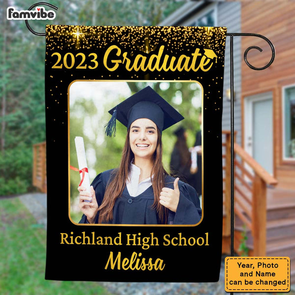 Personalized Gift 2023 Graduation Flag 25306 - Famvibe