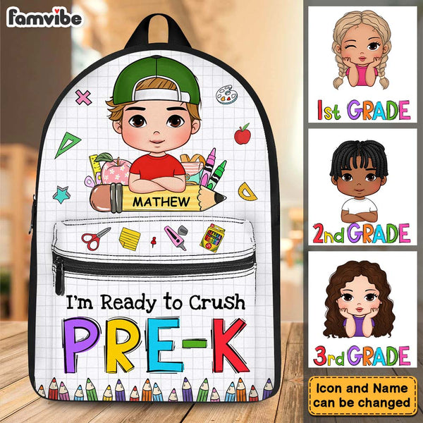 Personalized Gift For Grandson Back To School BackPack 27312 - Famvibe