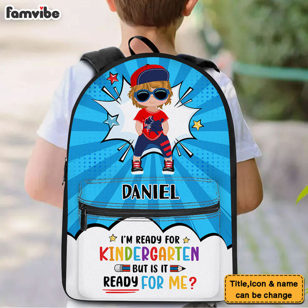 Personalized Gift For Grandson Back To School I'm Ready For Kindergart ...