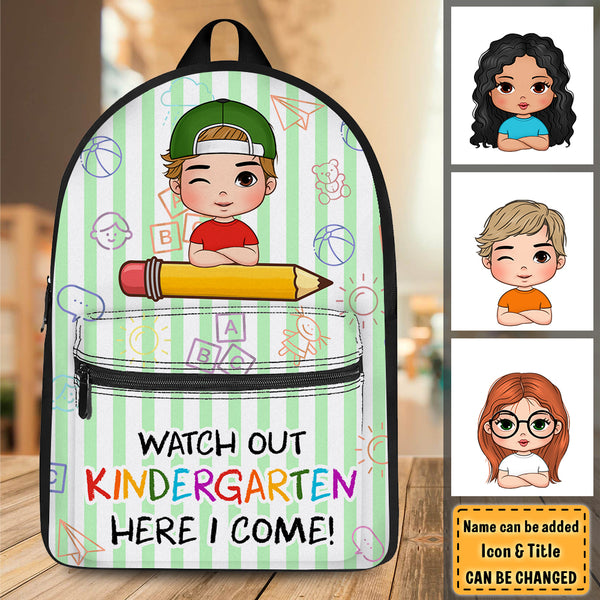 Personalized Boy Backpack - Custom Gift for Grandson - Famvibe