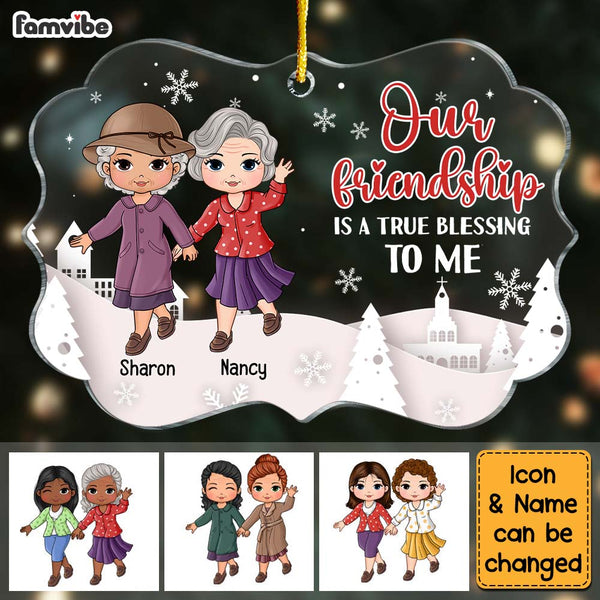 Personalized Gift For Friends Blessing Friendship Benelux Ornament 287 ...