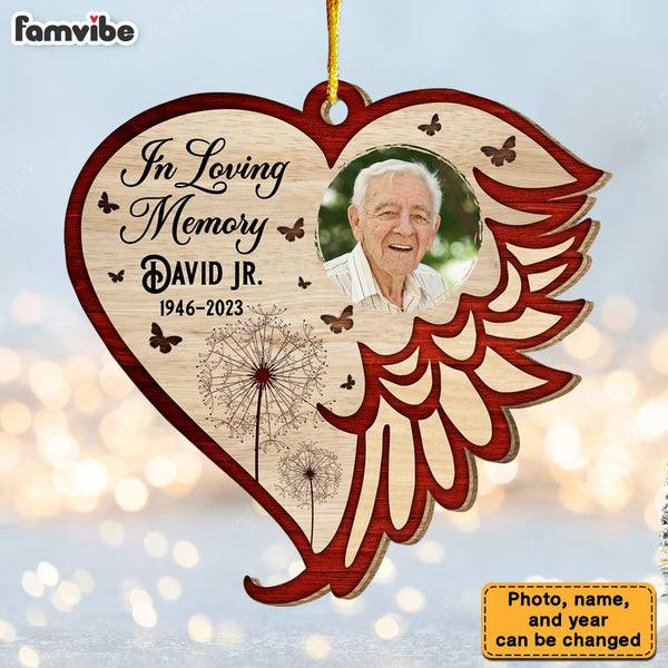 Personalized Memorial Dandelion In Loving Memory Ornament 29994 - Famvibe