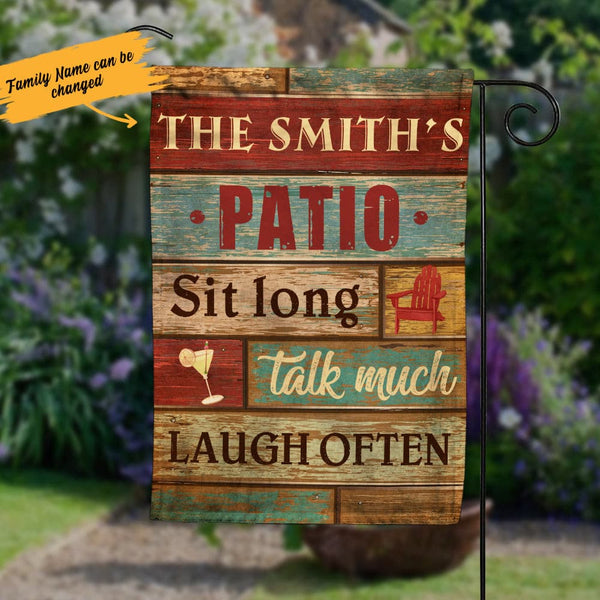 Personalized Patio Gardening Garden Flag JN254 85O36 - Famvibe