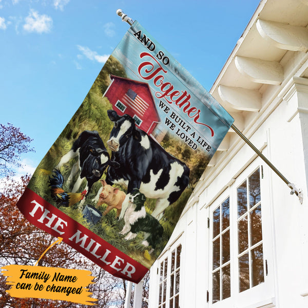 Personalized Farm Animal Flag JL221 27O57 - Famvibe