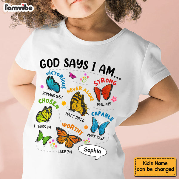 Personalized Gift For Grandson God Says You Are Kid T Shirt - Kid Hood ...